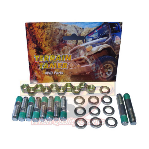 Terrain Taimer Diff Housing Stud Kit - Rear Toyota Landcruiser (Minus – Diff Technics
